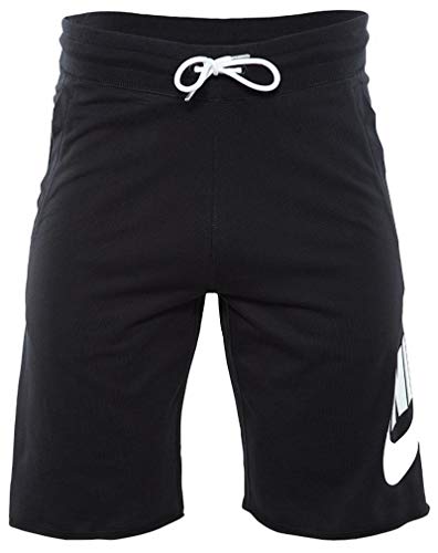 Nike Mens Sportswear Logo Shorts Black/White 836277-010 Size Large