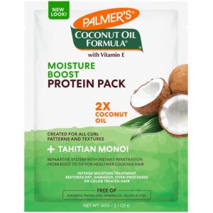 palmer's coconut formula moisture boost 2.1 oz. protein pack (pack of 3)