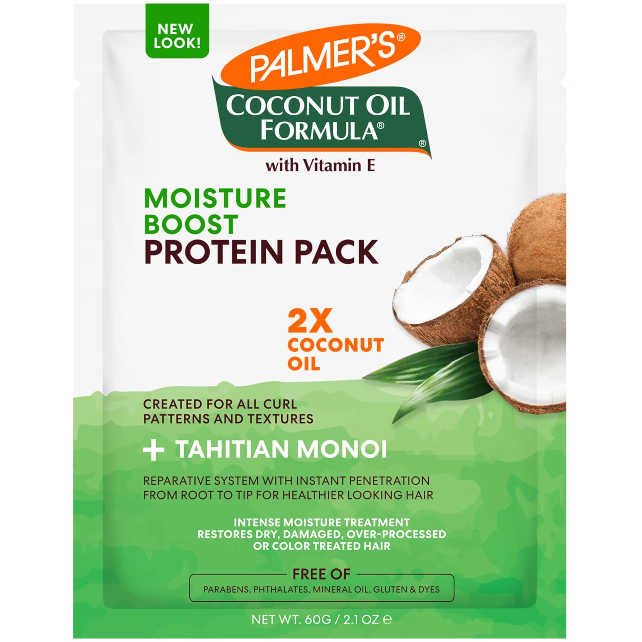 Palmer's Coconut Formula Moisture Boost 2.1 Oz. Protein Pack (Pack of 3)