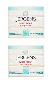 jergens mild soap 3 bars 3 oz ea (pack of 2)