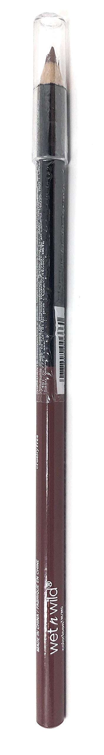 Wet n Wild Color Icon Lip Liner Pencil, Brandy Wine [666] 0.04 oz (Pack of 4)