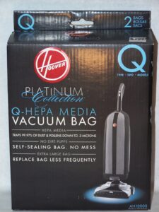 (ship from usa) hoover genuine platinum collection type q hepa vacuum bags ah10000 2 pack /item#h3ng ue-ew23d278748