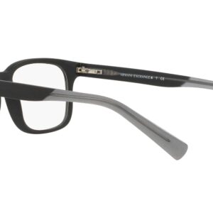 A|X ARMANI EXCHANGE Men's AX3029 Square Prescription Eyeglass Frames, Matte Black/Demo Lens, 54 mm