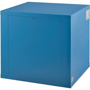 Global Industrial 7 Drawers Modular Drawer Cabinet w/Lock, 30x27x29-1/2"H, Blue