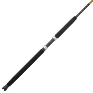 ugly stik 7’ tiger casting rod, 1-piece nearshore/offshore rod, 30-60lb line rating, medium heavy rod power, 1-8 oz. lure rating, versatile and dependable