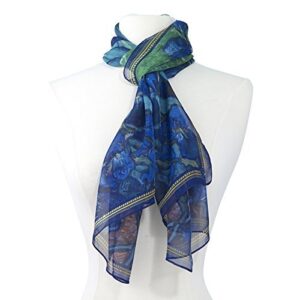 galleria enterprises van gogh irises scarf