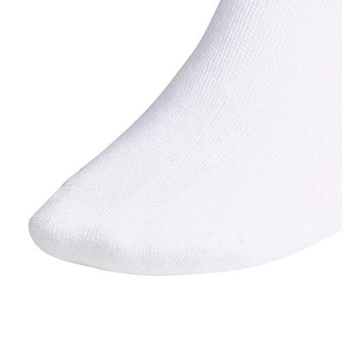 adidas Originals Trefoil Quarter Socks (6-Pair), White/Black, Large