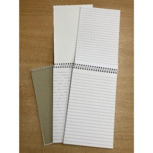 3 x Shorthand Notepads Notebook Pad Ruled Top Wiro Spiral Bound Value Letters