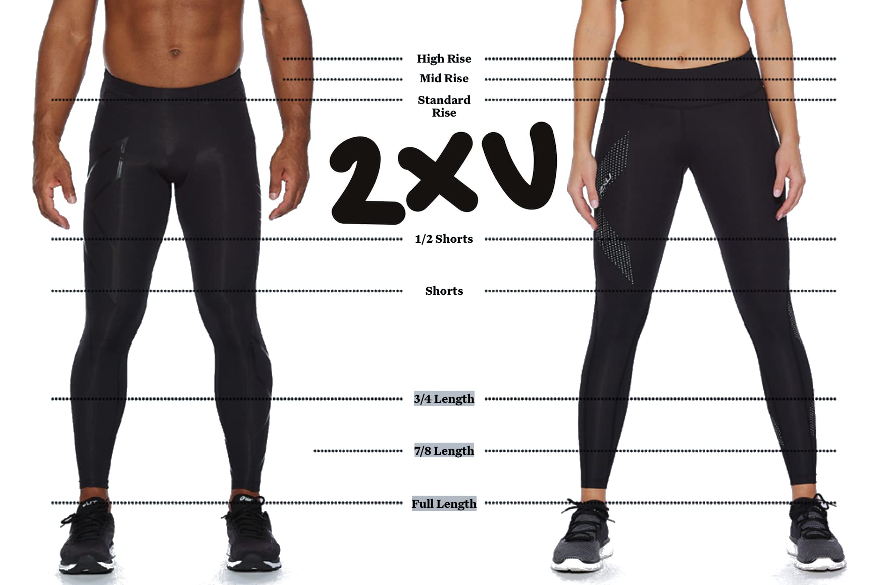 2XU Men's Core Compression Shorts, Black/Nero, Medium