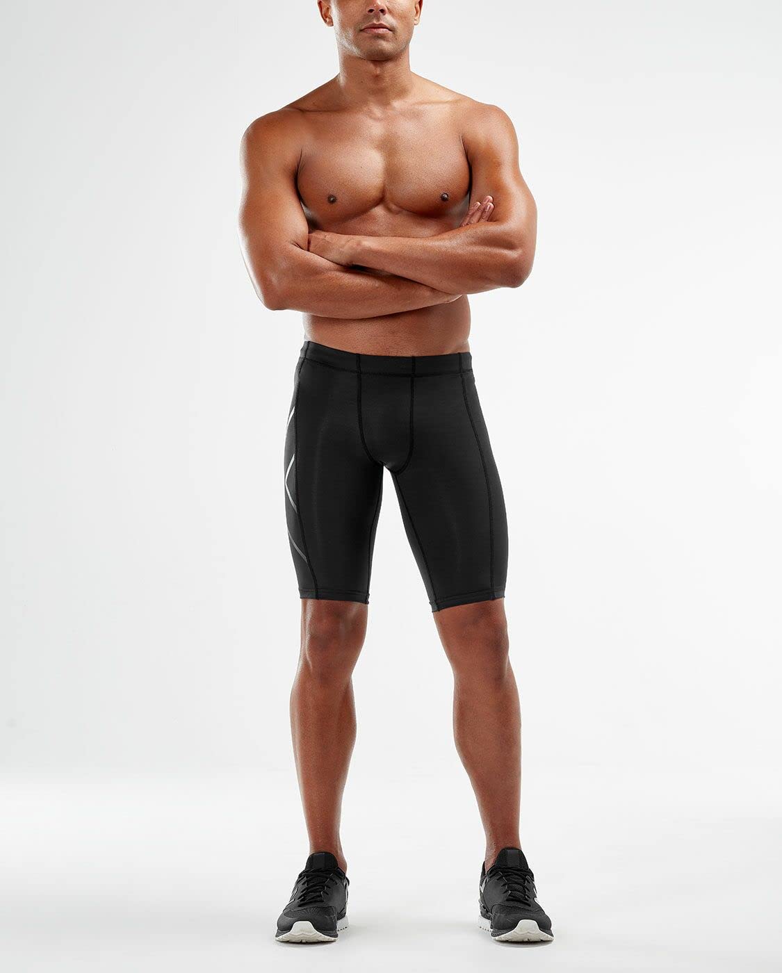 2XU Men's Core Compression Shorts, Black/Nero, Medium