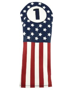 hot-z golf vintage usa flag driver headcover