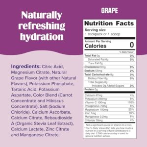 Ultima Replenisher Daily Electrolyte Drink Mix – Grape, 30 Servings – Hydration Powder with 6 Key Electrolytes & Trace Minerals – Keto Friendly, Vegan, Non- GMO & Sugar-Free Electrolyte Powder