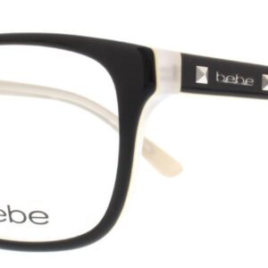 BEBE Eyeglasses BB5075 001 Jet 52MM