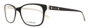 bebe eyeglasses bb5075 001 jet 52mm