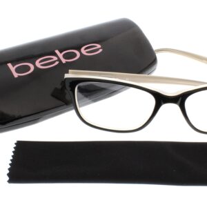 BEBE Eyeglasses BB5075 001 Jet 52MM