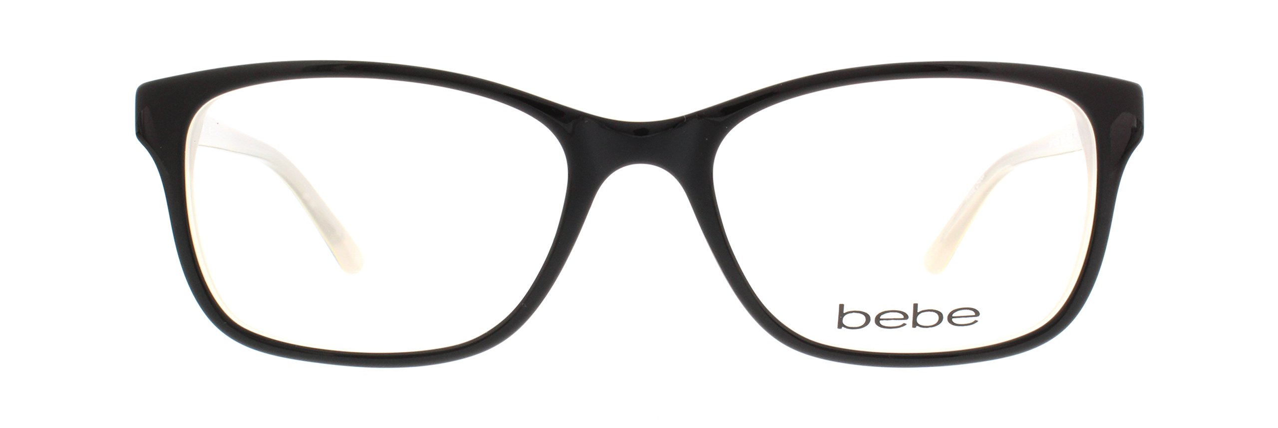 BEBE Eyeglasses BB5075 001 Jet 52MM