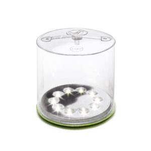 mpowerd luci outdoor 2.0 - inflatable solar light, clear finish, adjustable strap