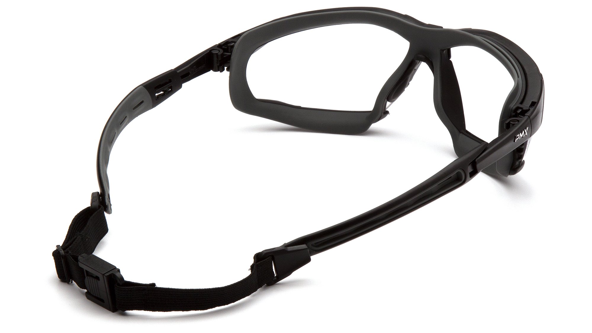 Pyramex Safety Products GB9410STM Isotope Safety Glasses, Clear H2MAX Anti-Fog Lens with Black Frame, Clear