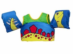 body glove dinosaur swim life jacket multicolor, child