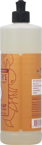 MRS. MEYER'S CLEAN DAY Liquid Dish Soap, Biodegradable Formula, Limited Edition Apple Cider, 16 fl. oz