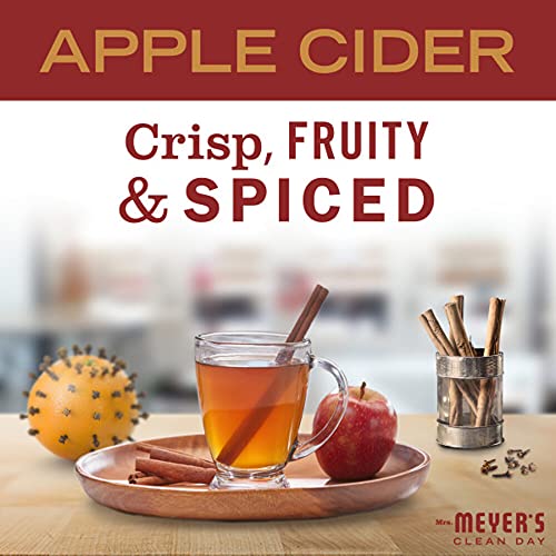 MRS. MEYER'S CLEAN DAY Liquid Dish Soap, Biodegradable Formula, Limited Edition Apple Cider, 16 fl. oz