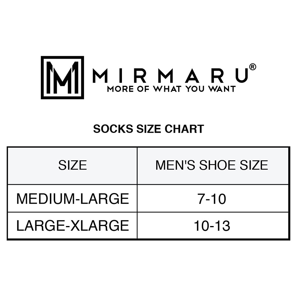 MIRMARU M201-Men's 5 Pairs Multi Performance Outdoor Sports Hiking Trekking Crew Socks (2Black, 2Char, 1Olive)