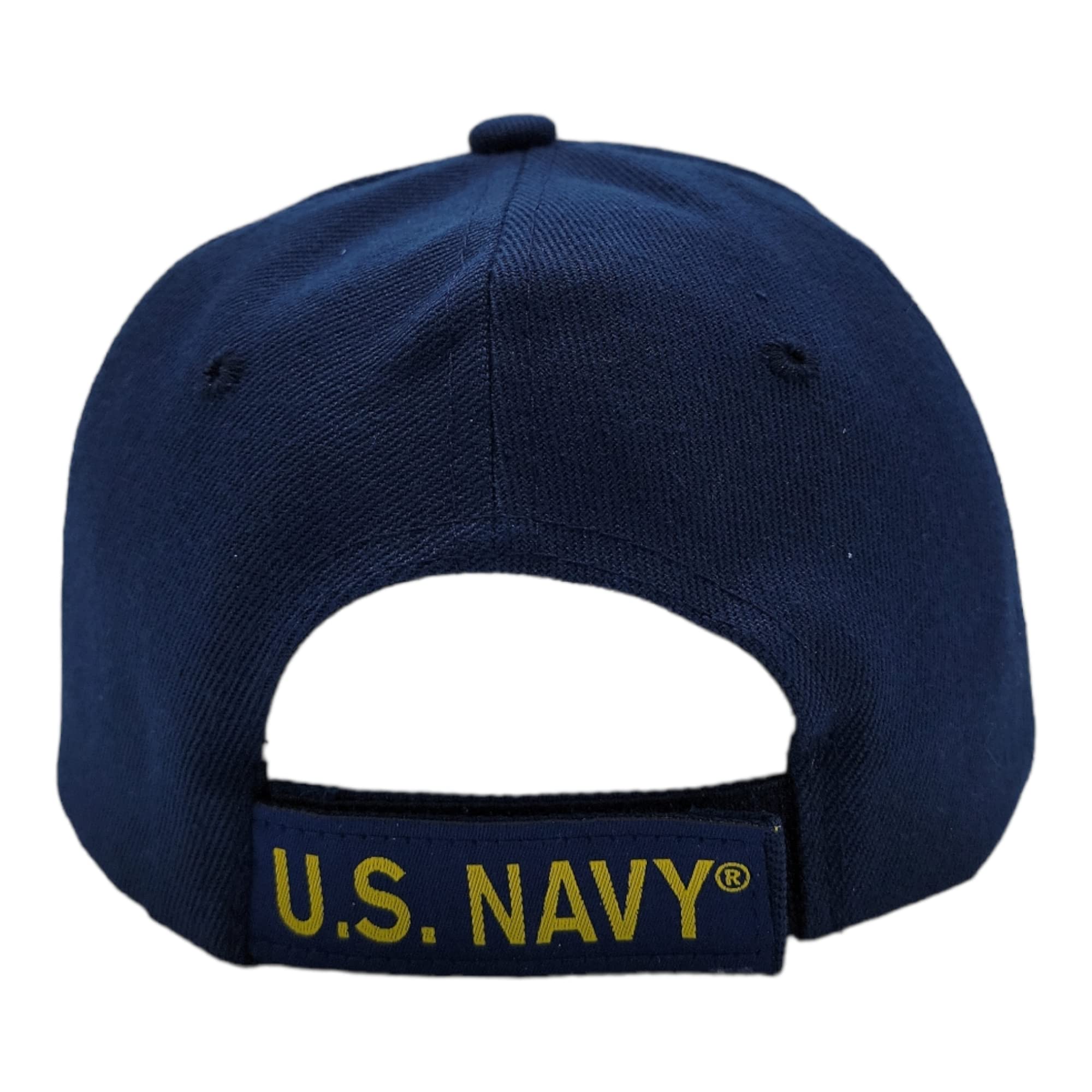 US Navy Vietnam Veteran Licensed Military Ball Cap (One Size Fits All, US Navy (Blue))