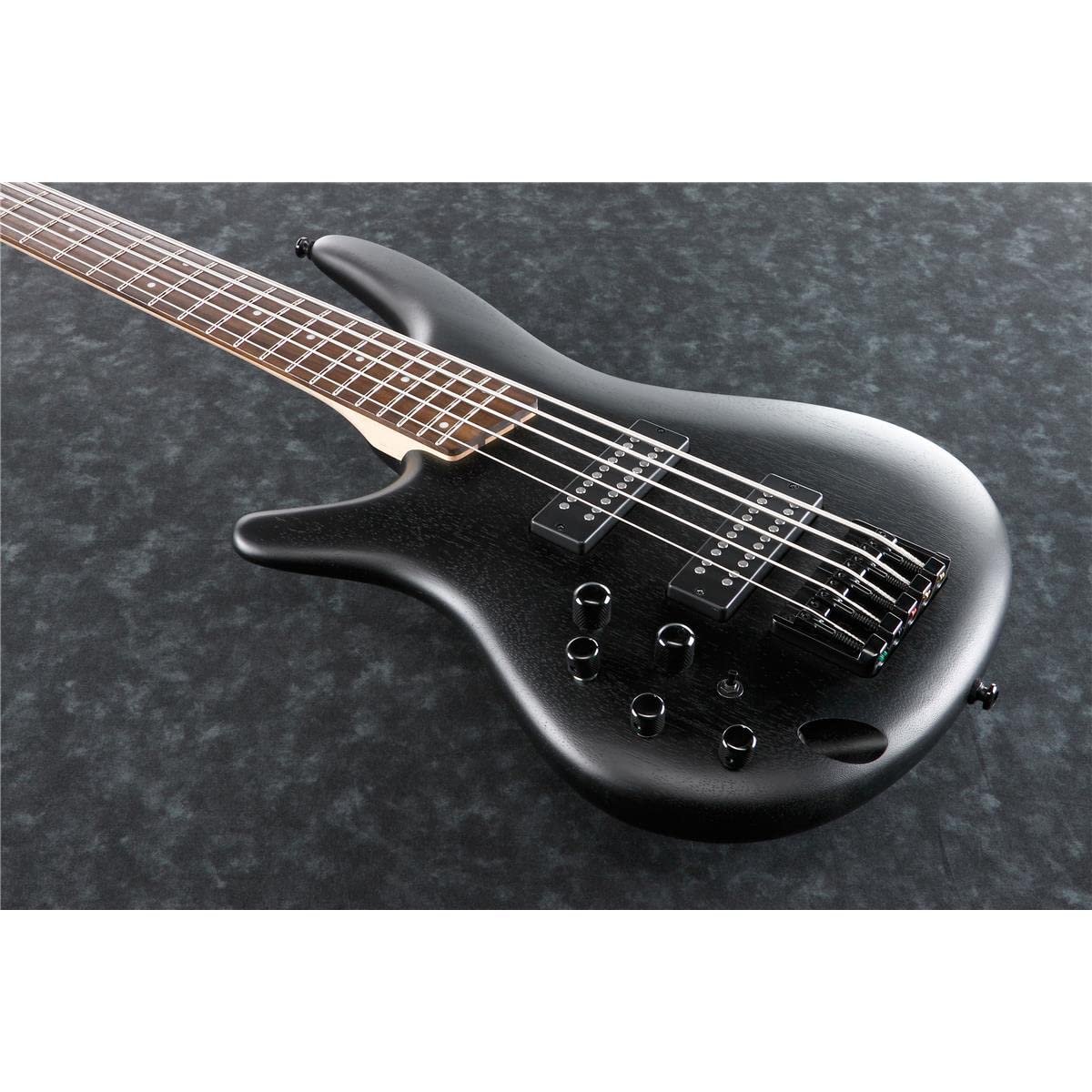 Ibanez Standard SR305EBL Left-handed Bass Guitar - Weathered Black