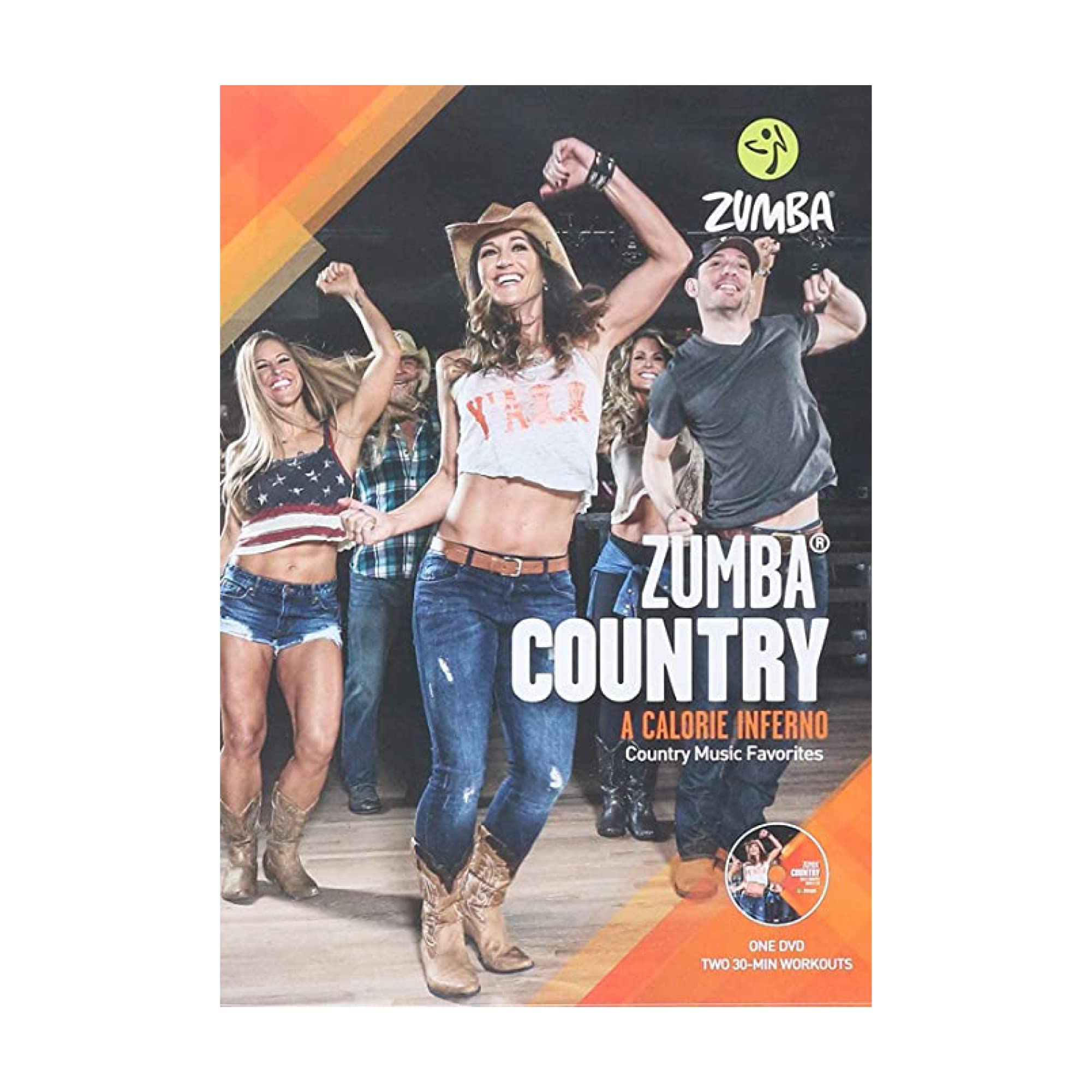 Zumba Country Dance-Fitness Workout DVD, Experienced and Beginner Dance Workout