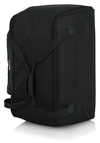 Gator Cases Heavy-Duty Speaker Tote Bag for Compact 12" Speaker Cabinets; Fits QSC K12, Yamaha DXR12 and more (GPA-TOTE12),Black