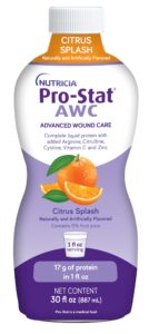 pro-stat advanced wound care (awc), concentrated liquid protein medical food - citrus splash punch flavor, 30 fl oz bottle (case of 4)