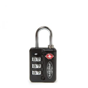 eastpak ek18c008 tsa combination padlock, black