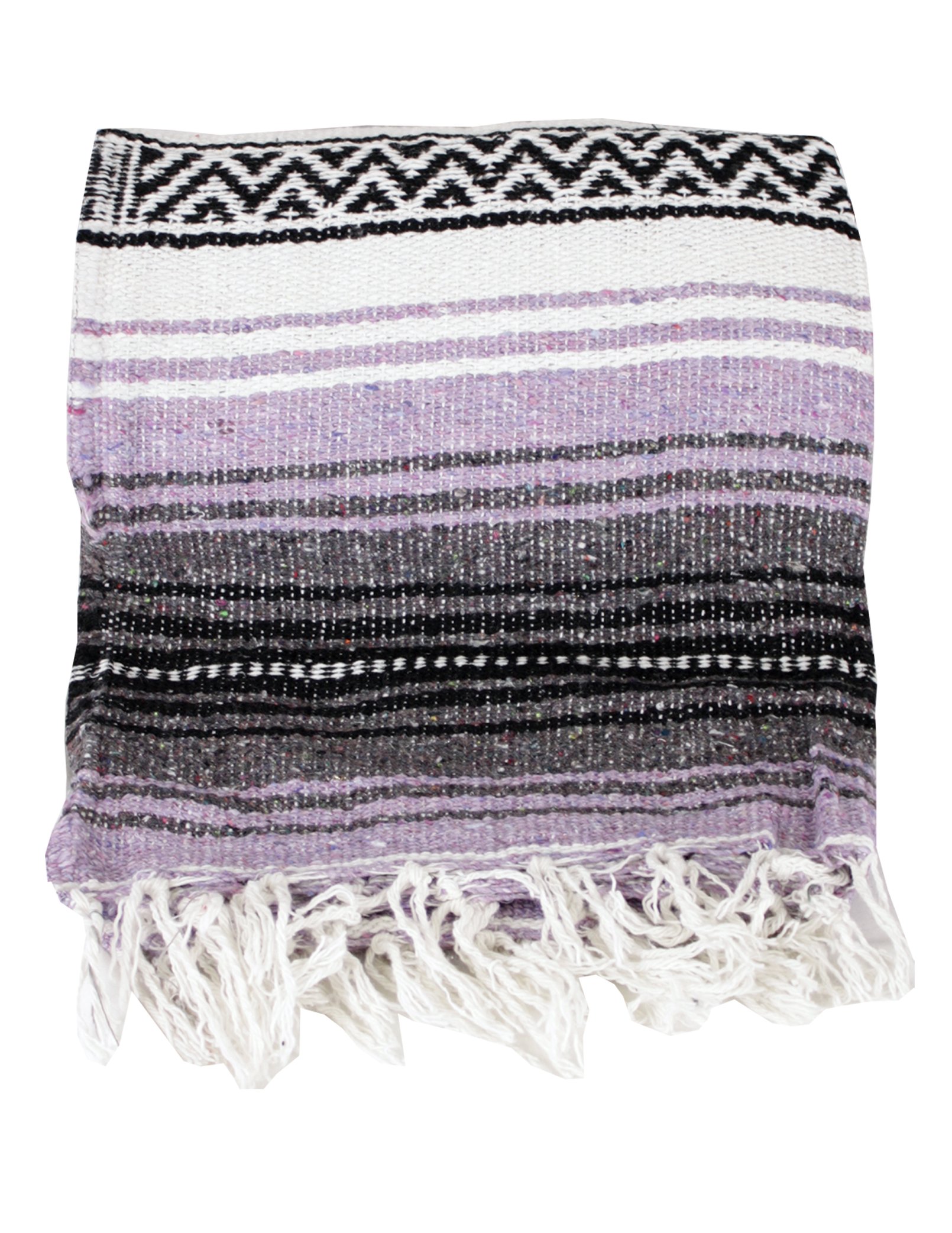 Canyon Creek Authentic Mexican Yoga Falsa Blanket (Light Purple)