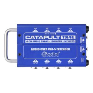 radial catapult tx4l 4-channel cat 5 audio snake module