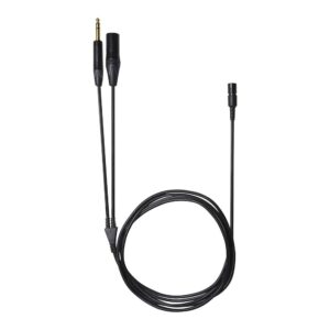 shure bcasca-nxlr3qi detachable cable with neutrik 3 pin xlr male connector and 1/4'' stereo plug