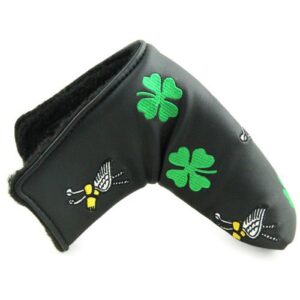 guiote clovers n angels blade putter cover black