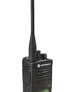 6 Pack of Motorola RDU4160d Radios with 6 Push to Talk (PTT) earpieces and a 6-Bank Radio Charger