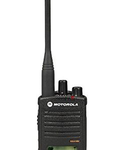 6 Pack of Motorola RDU4160d Radios with 6 Push to Talk (PTT) earpieces and a 6-Bank Radio Charger