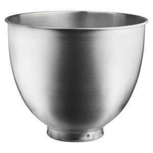 kitchenaid 3.5 quart brushed stainless steel bowl for artisan mini 3.5 quart stand mixers - ksm35ssb