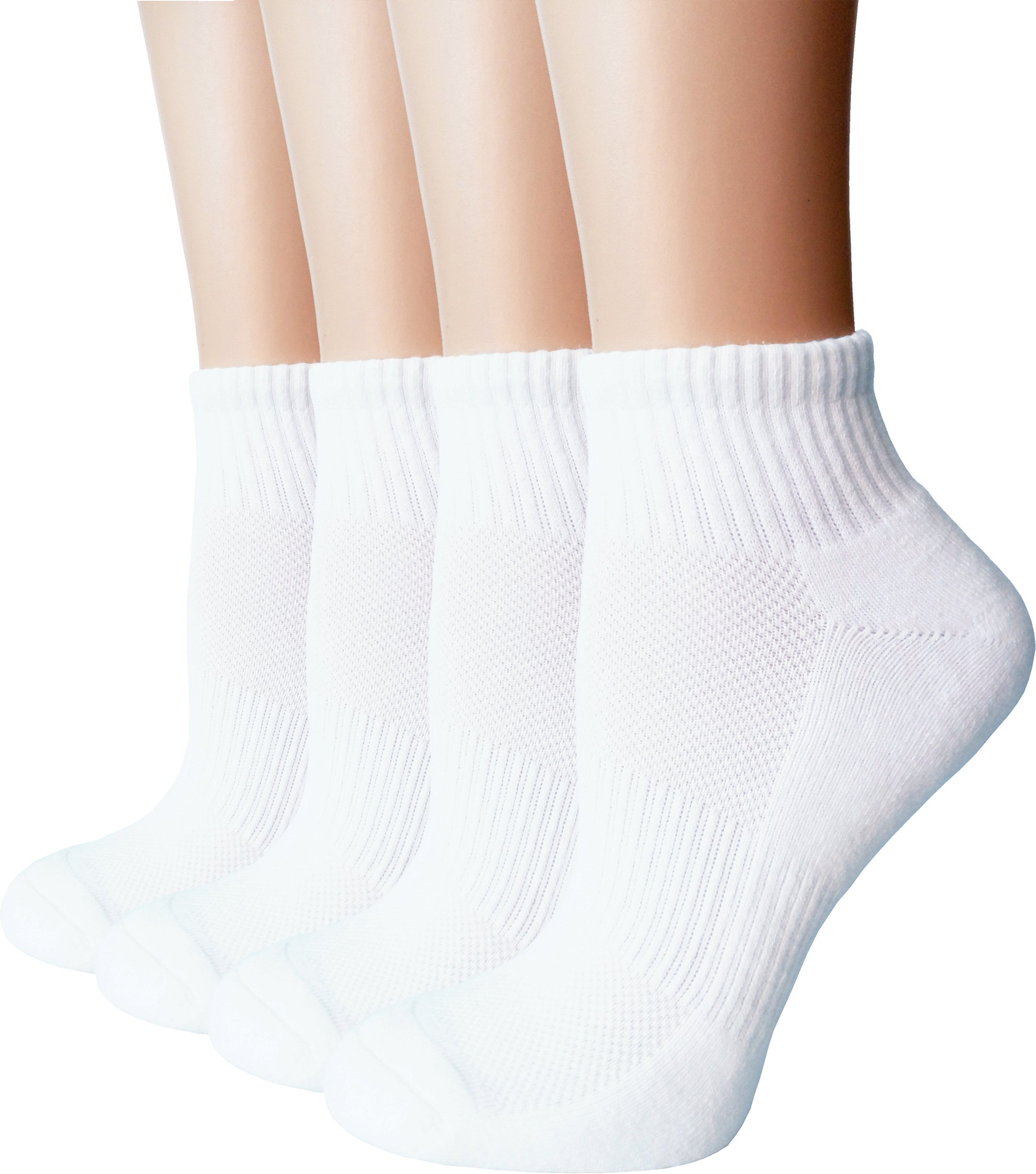 FORMEU Women's Moisture Wicking Athletic Low Cut Ankle Cotton Cushion Socks Breathable Comfortable 4/6 Pairs