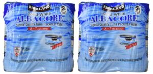 kirkland signature albacore solid white tuna in water, 7 ounce (8 pack) (2 pack)