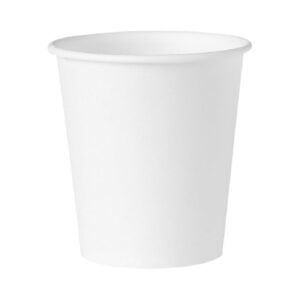 dart solo bare eco-forward 3 oz. wax treated white paper cold cup - 100/pack