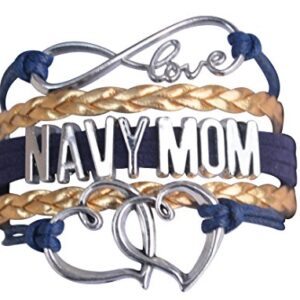 Infinity Collection Navy Mom Jewelry, Navy Mom Bracelet, Proud Navy Mom Charm Bracelet - Makes Mom Gifts