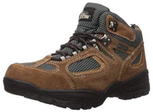 itasca men's ridgeway ii waterproof leather/nylon hiker hiking boot, brown, 10.5 2e us