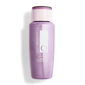 dhc coq10 lotion, alcohol-free hydrating lotion, intensive moisture, fine lines, aging, collagen-boosting, fragrance and colorant free, ideal for all skin types, 5.4 fl. oz.