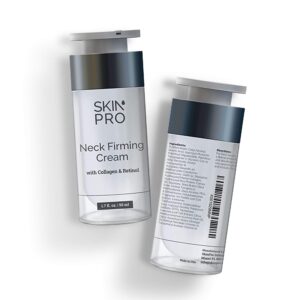 SkinPro Neck Firming Cream, Neck Cream for Tightening, Neck Firming Cream with Retinol Serum for Extra Skin Tightening, Marine Collagen Cream with Peptides for Neck