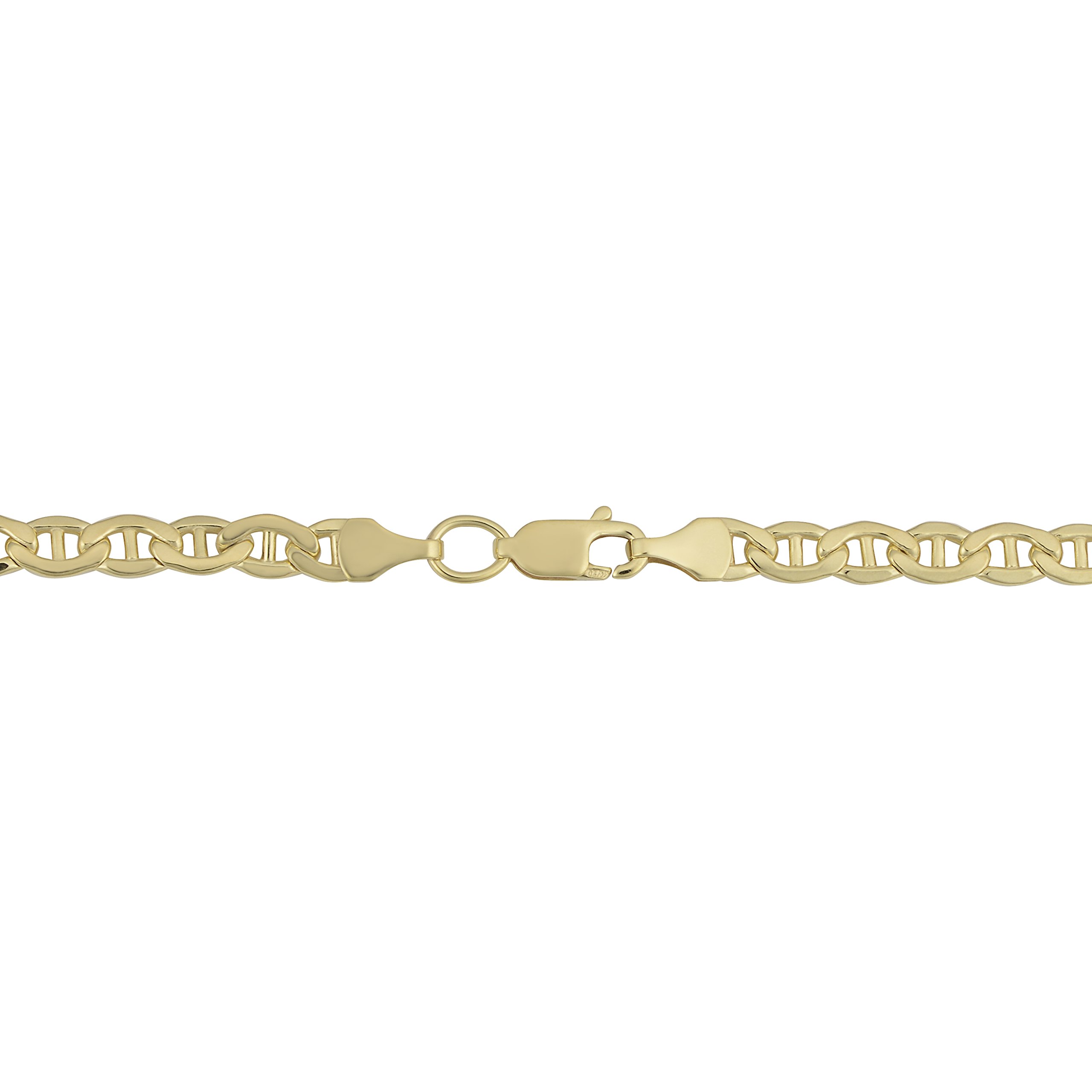 Kooljewelry 14k Yellow Gold Filled 4.15 mm Mariner Link Bracelet (7.5 inch)