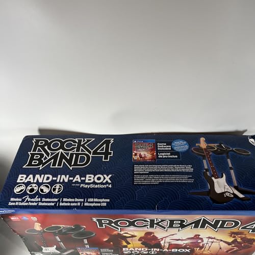 Rock Band 4 Band-In-A-Box Ps4 Software Bundle by Mad Catz