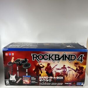 rock band 4 band-in-a-box ps4 software bundle by mad catz