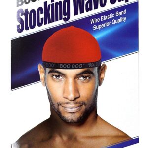 Dream, Boo Boo Stocking Wave Cap, Red, 1 Pack